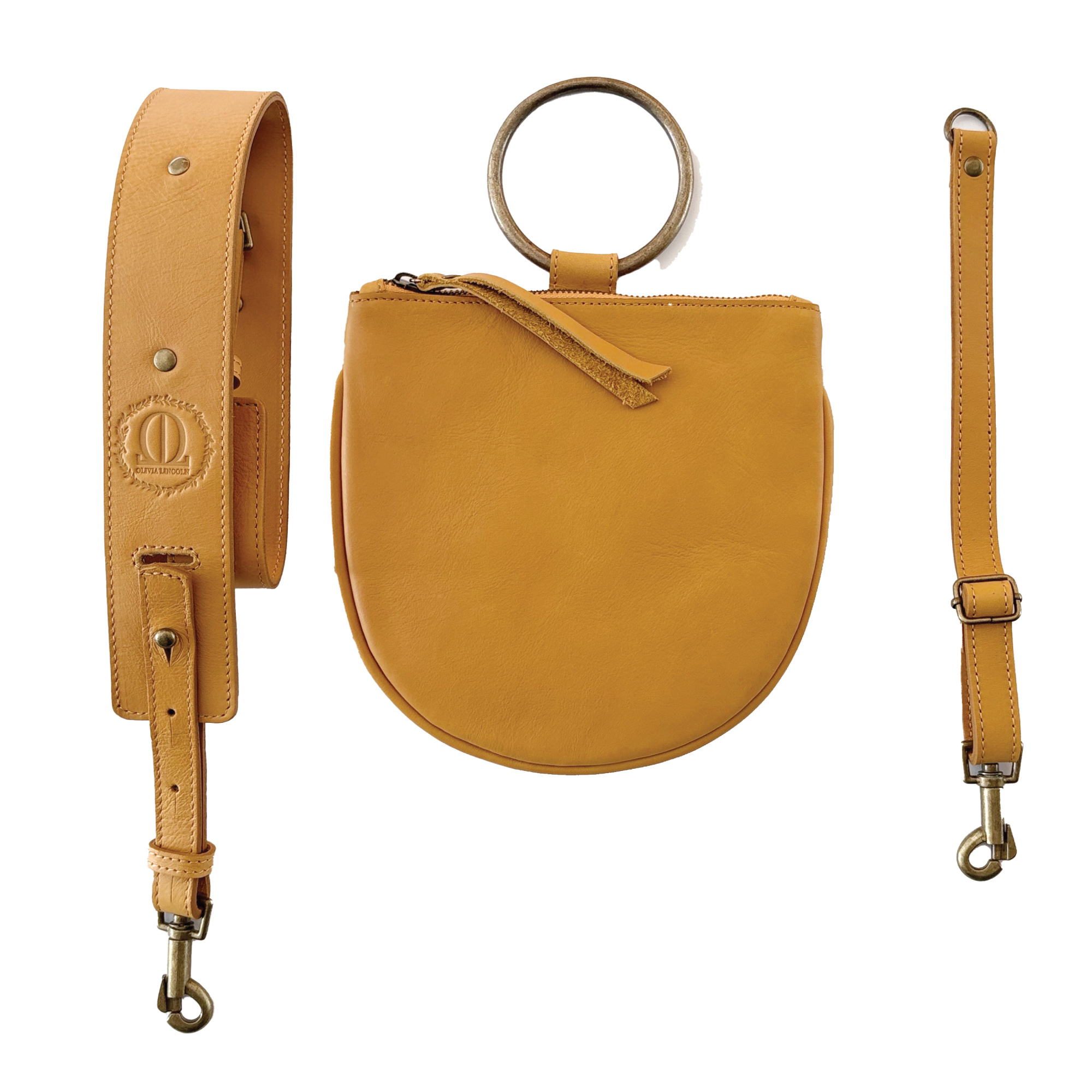 Waist Ring Bag - Yellow - Olivia Lincoln